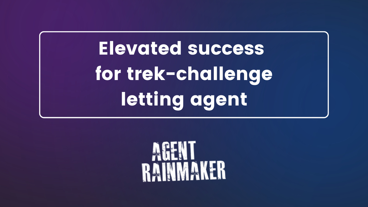 Elevated success for trek-challenge letting agent | Kerfuffle
